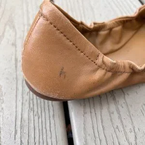 Tory Burch | Shoes | Tory Burch Tan Leather Ambrose Cap Toe Flats Sz 8 ...